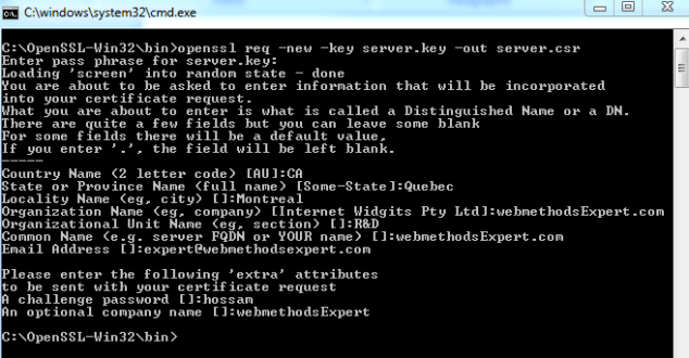 Creating Security Certificate Tutorial | Webmethods Expert
